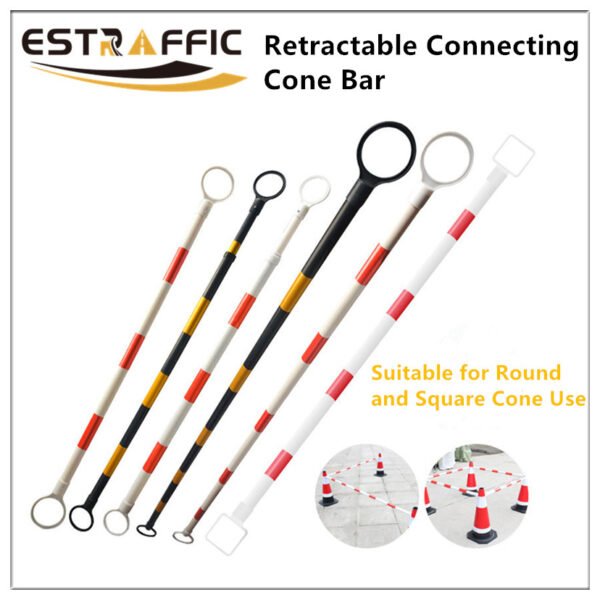 Retractable Traffic Cone Connecting Bar - Estraffic Traffic Road Safety ...