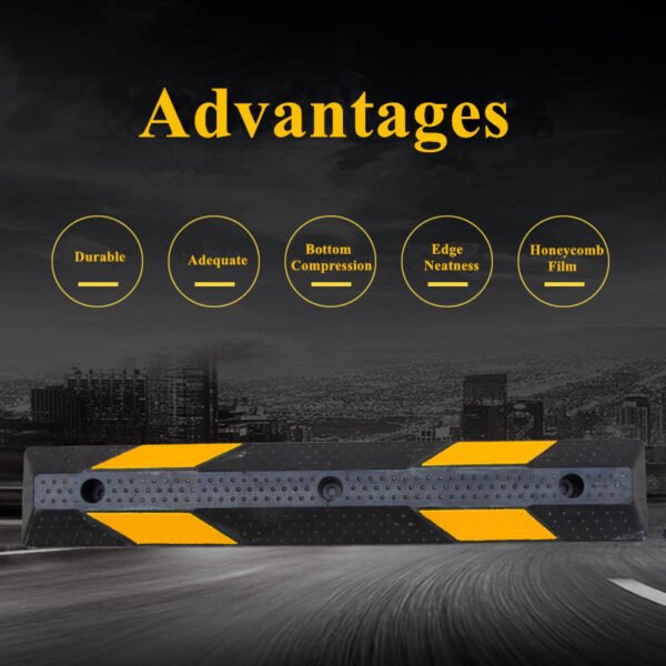 Rubber Wheel Stopper for Parking Lot - Road Safety Products & Traffic ...