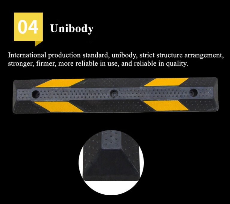 Rubber Wheel Stopper for Parking Lot - Road Safety Products & Traffic ...