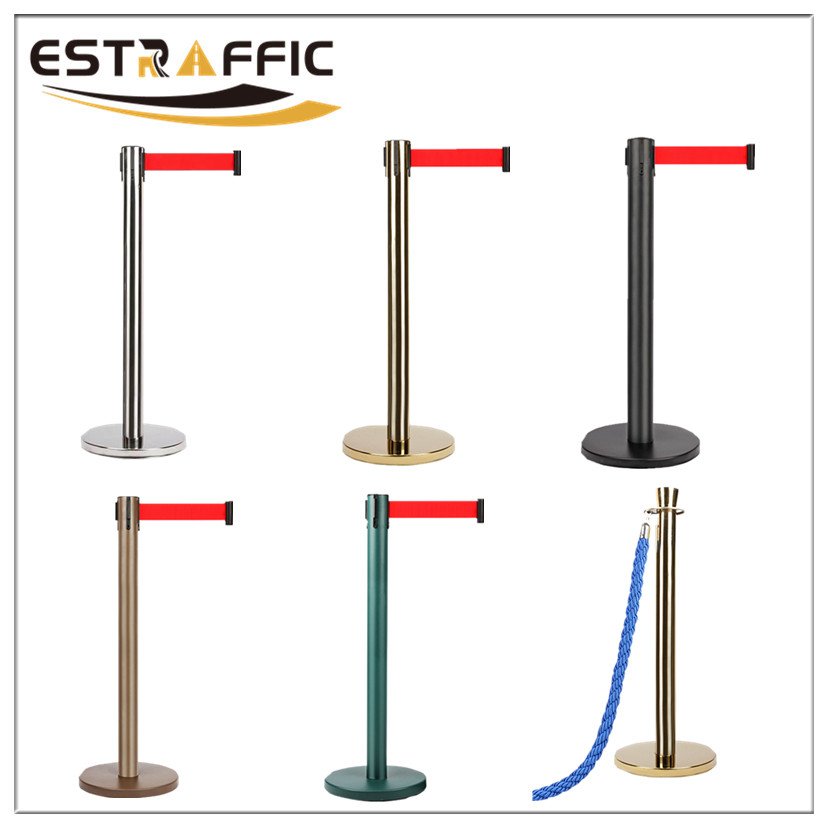 Stainless Steel Crowd Control Barrier - Estraffic Traffic Road Safety Goods