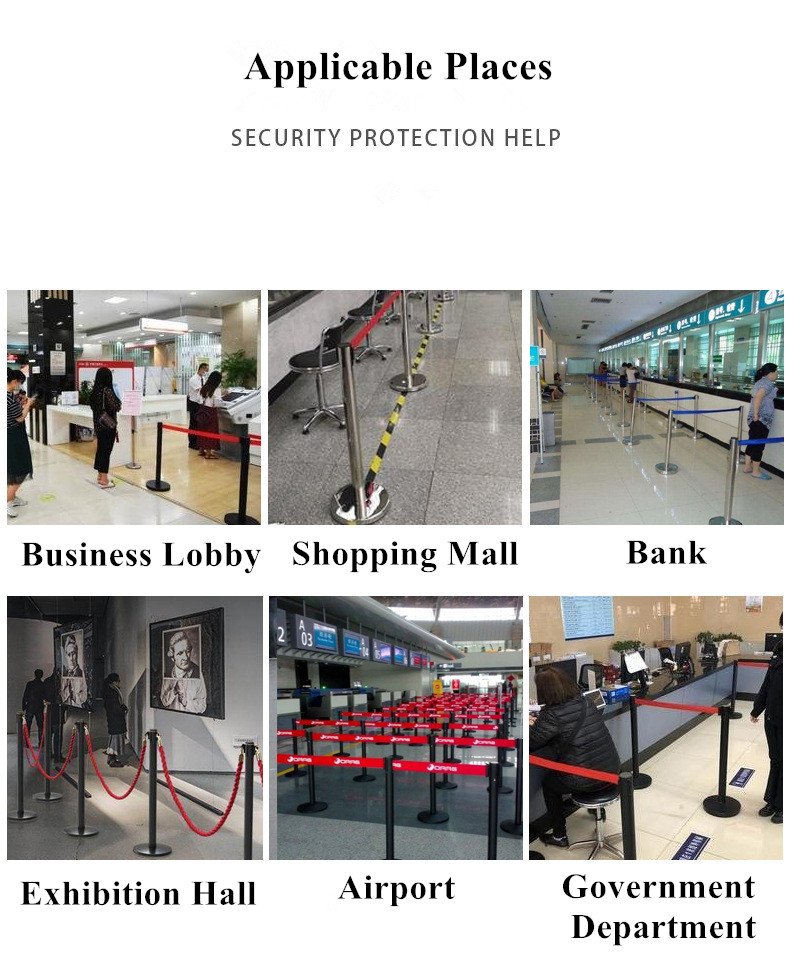 Stainless Steel Crowd Control Barrier - Estraffic Traffic Road Safety Goods