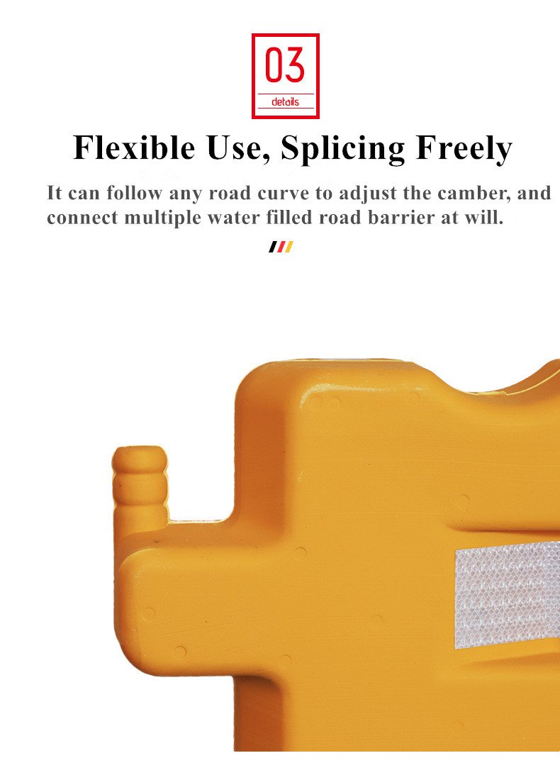 Plastic Water-Filled Road Barrier - Estraffic Road Safety Goods