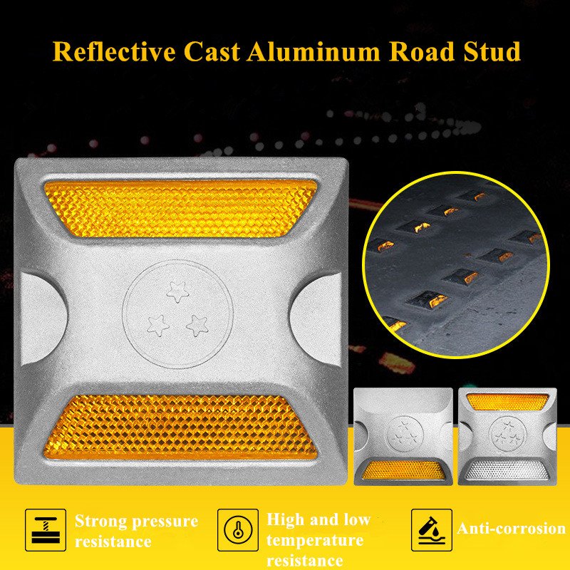 Aluminum Road Stud Pavement Road Marker - Estraffic Traffic Road Safety ...