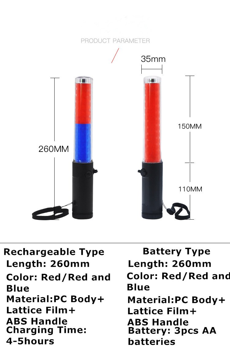 TRAFFIC LED TRAFFIC BATON WITH ILLUMINATION LIGHT - Estraffic Road ...