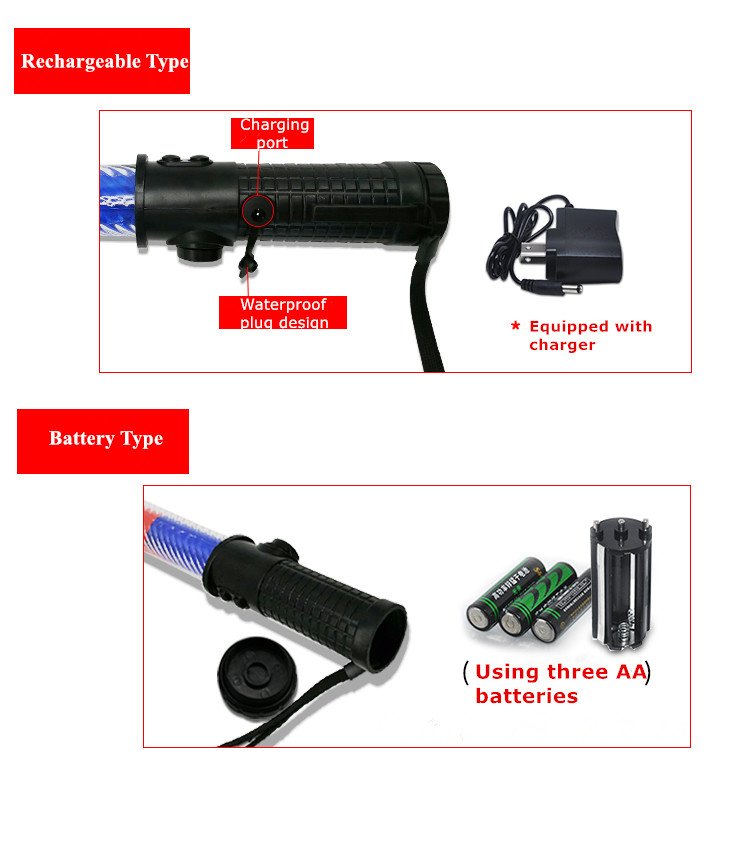 RECHARGEABLE LED TRAFFIC BATON WITH WHISTLE FUNCTION - Estraffic Road ...