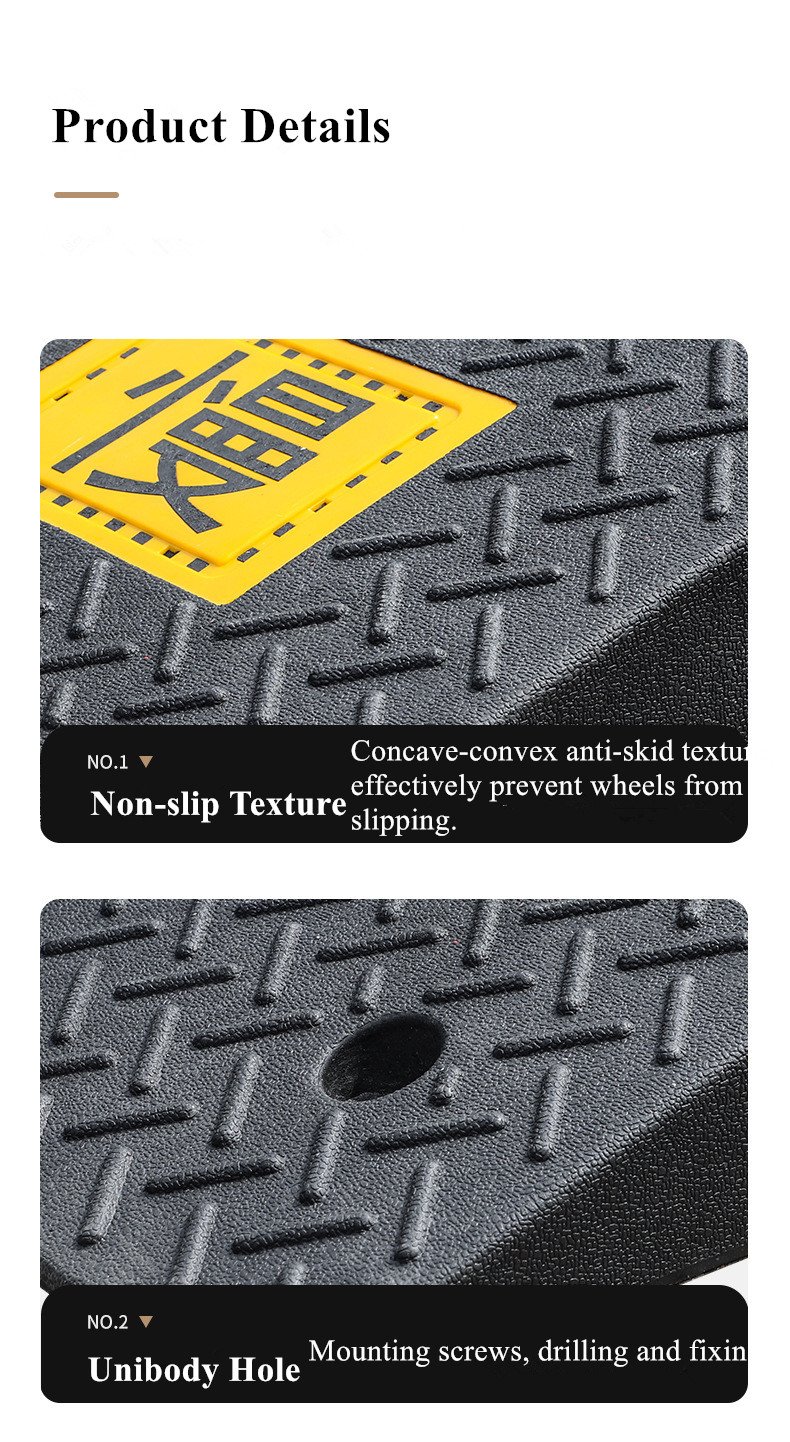 Rubber Car Curb Threshold Ramps - Estraffic Road Safety Goods